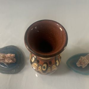 Accents | Troyan Pottery Vase Vintage Bulgarian Terracotta Slipware ...